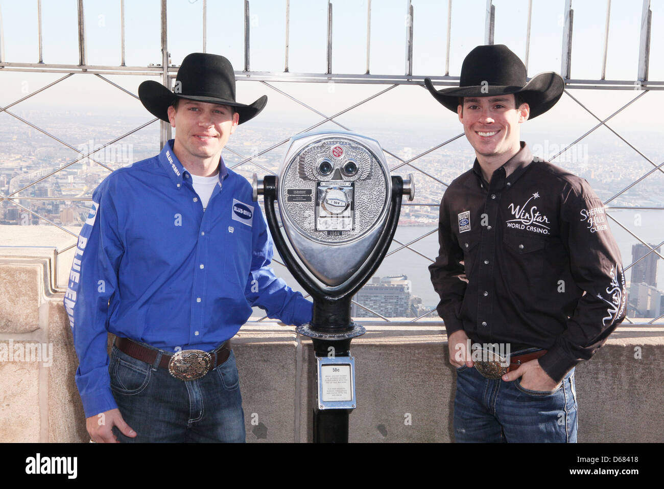 Professional Bull Riders (PBR) Colby Yates and Luke Snyder visit The ...