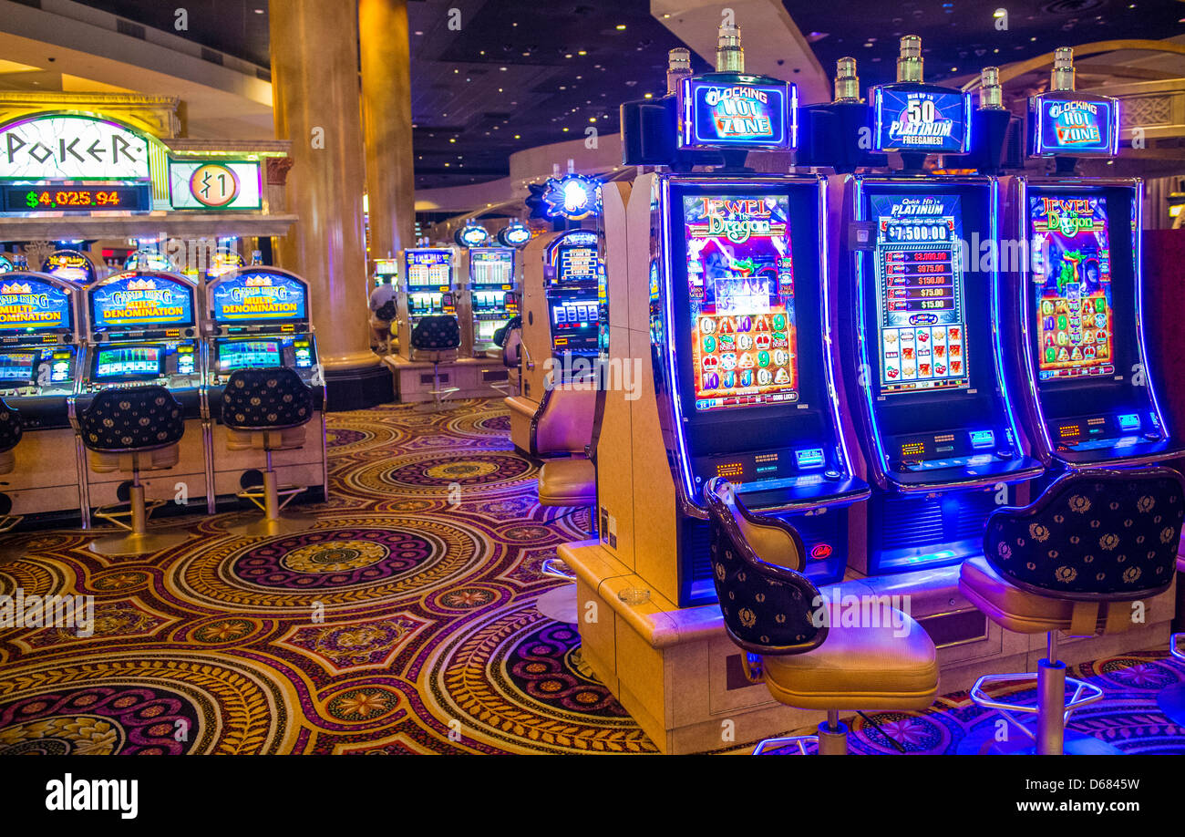 The casino of Caesar Palace in Las Vegas Stock Photo - Alamy