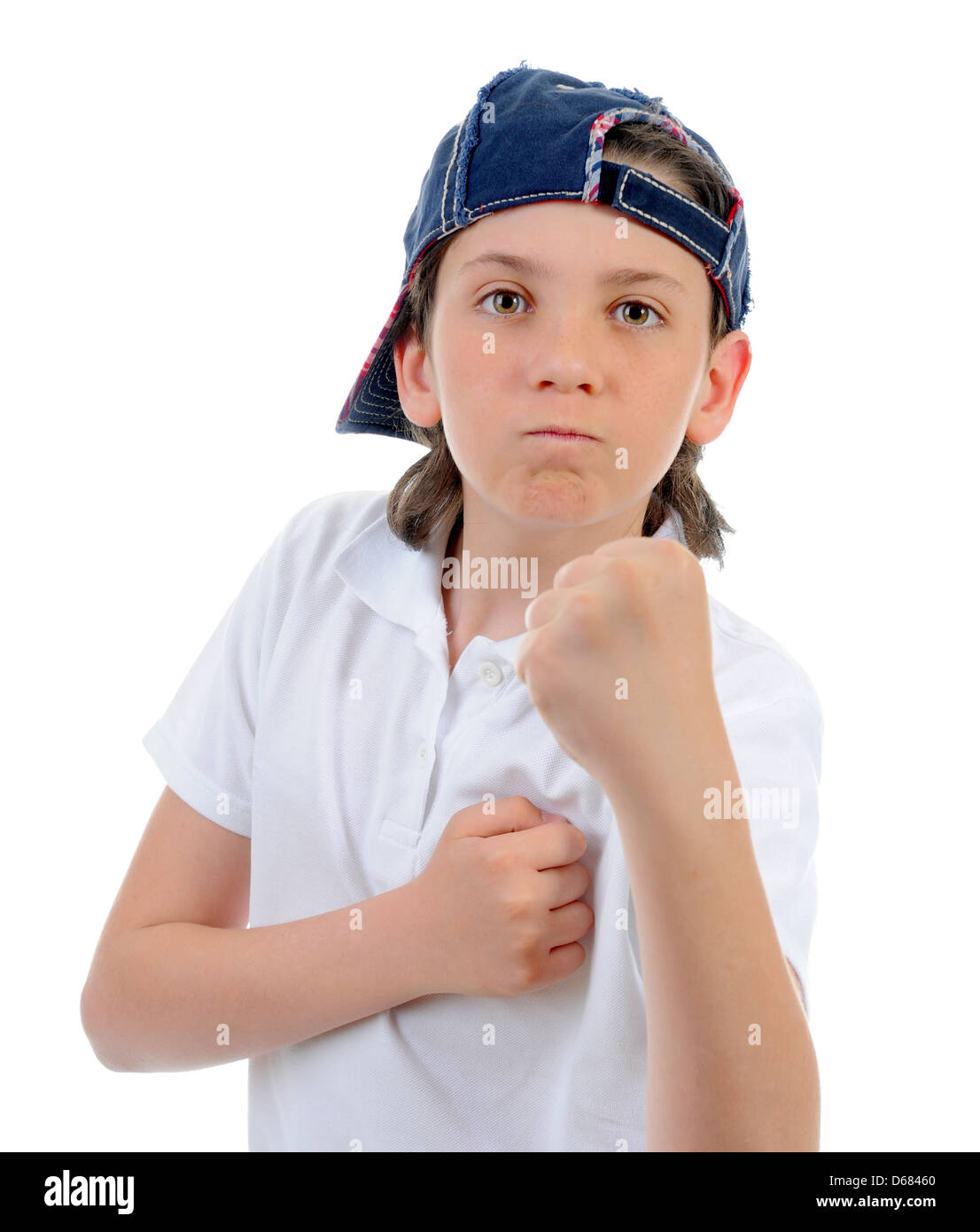 Angry little boy Stock Photo - Alamy
