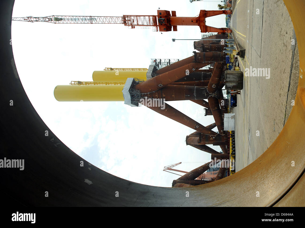 Parts of offshore wind farm hi-res stock photography and images - Alamy