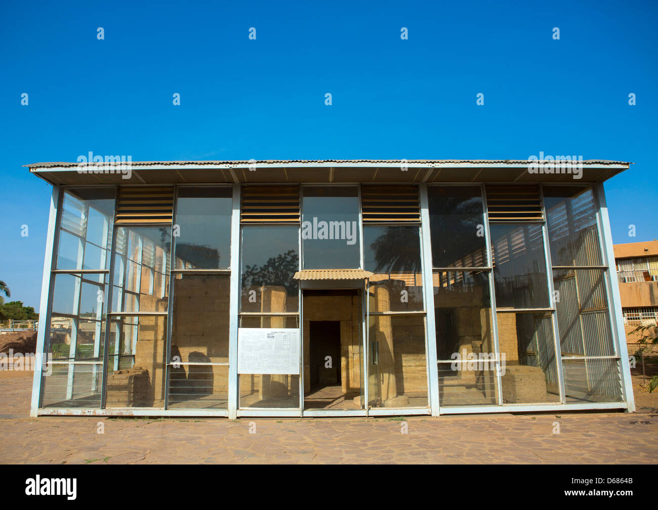 Kumma Temple At The National Museum Of Sudan, Khartoum, Sudan Stock ...
