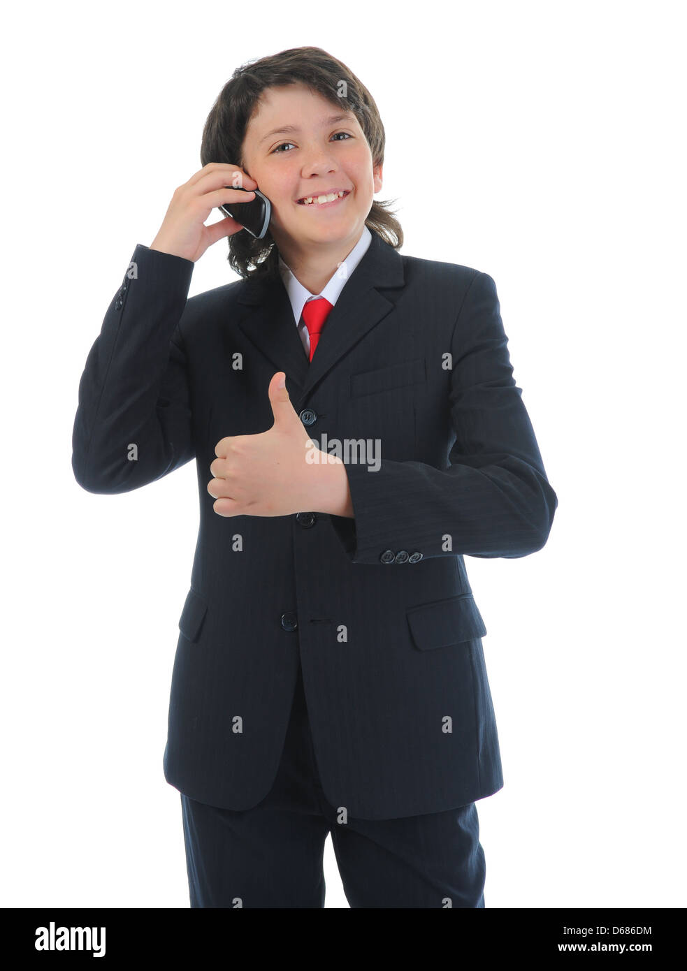 boy talking on the phone Stock Photo - Alamy