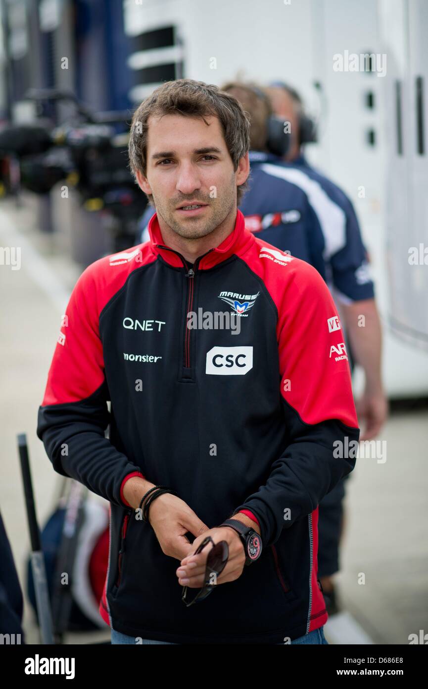 German Formula One driver Timo Glock of Marussia pictured in the ...