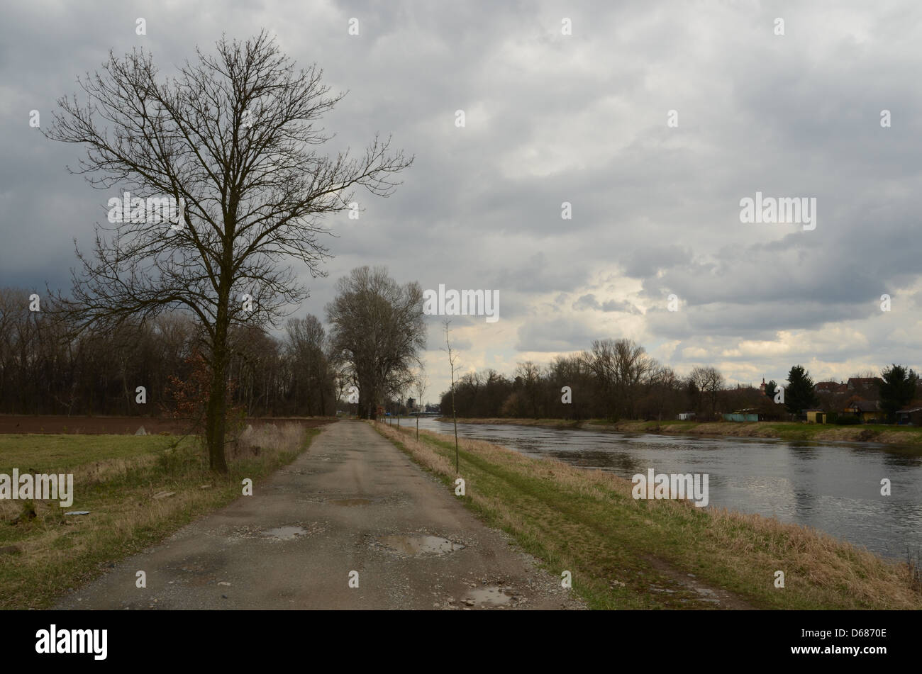 The river of Elbe Stock Photo - Alamy