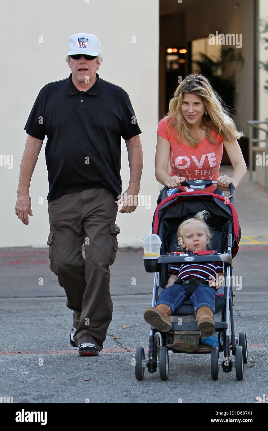 Gary Busey, Steffanie Sampson and their son Luke Sampson Busey Gary ...
