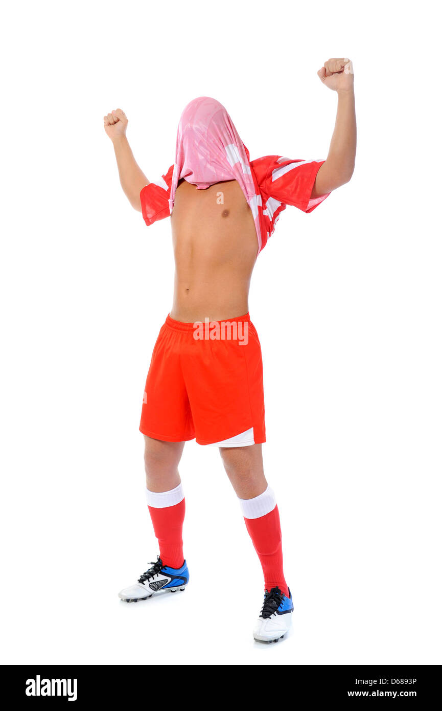 Footballer shirt head hi-res stock photography and images - Alamy