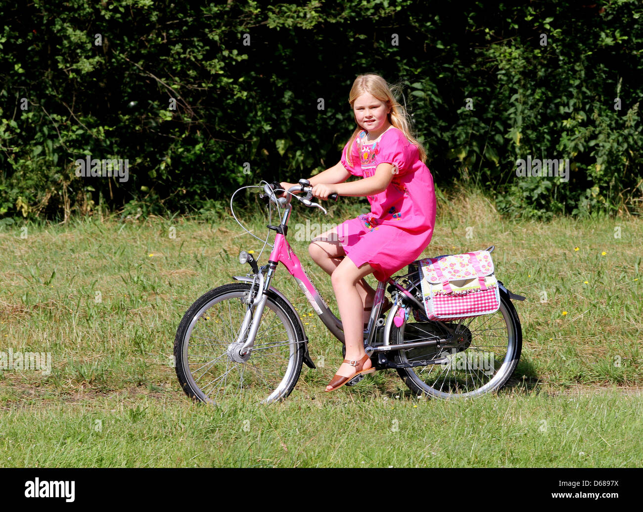 Princess with a bicycle hi-res stock photography and images - Alamy