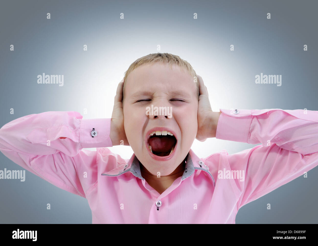Angry little boy Stock Photo - Alamy
