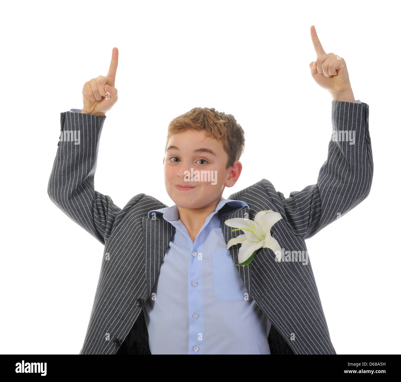 boy with flower Stock Photo - Alamy