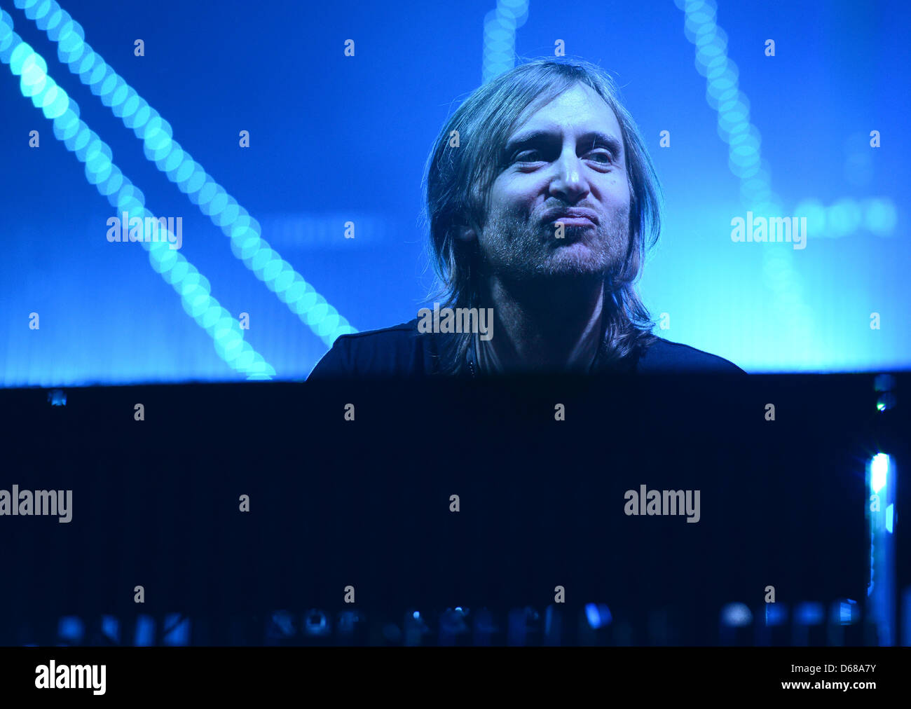 French House DJ David Guetta performs on stage of the Arena in Berlin ...