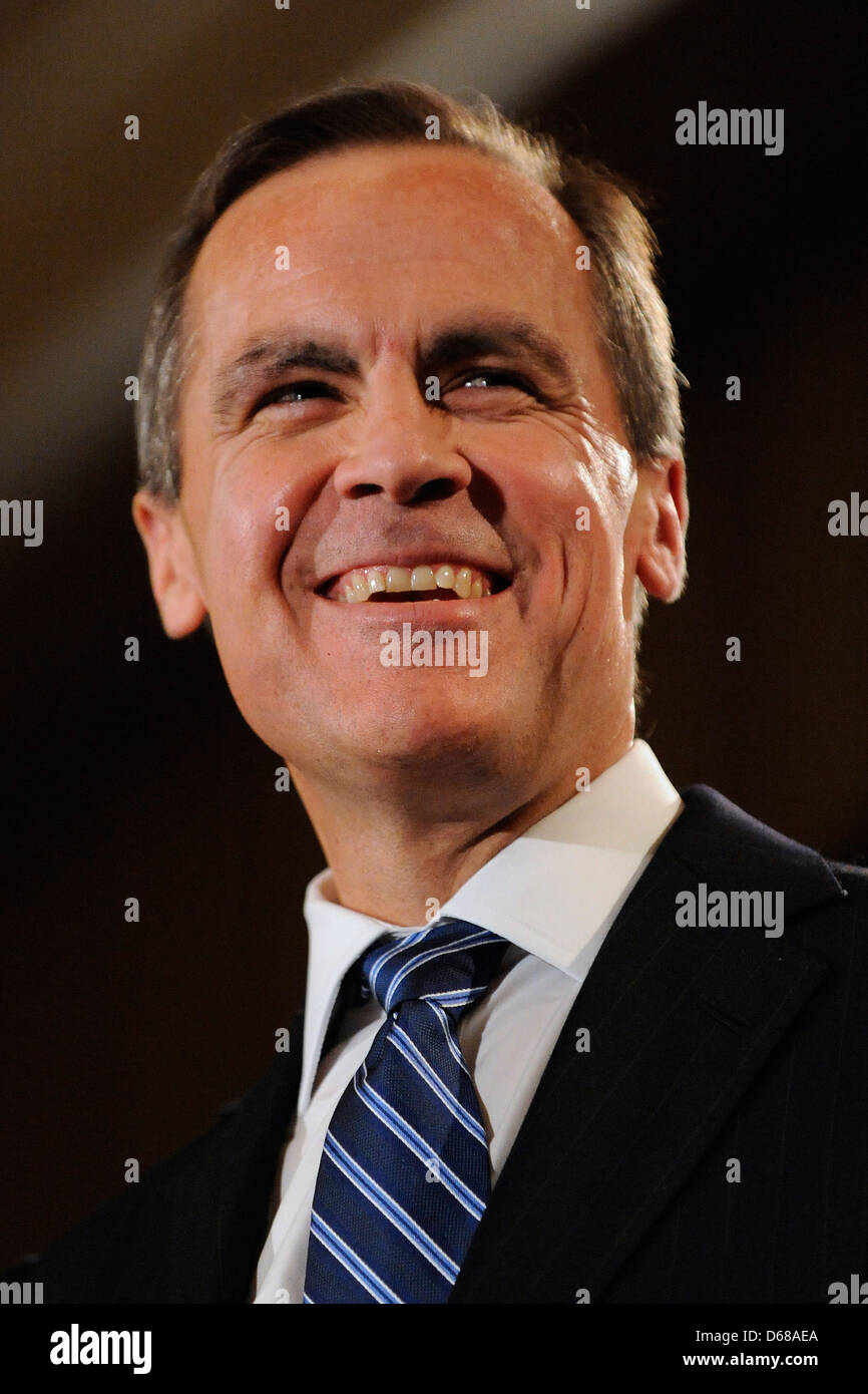 Mark Carney Goverr, Bank of Canada and Chairman of Financial Stability ...