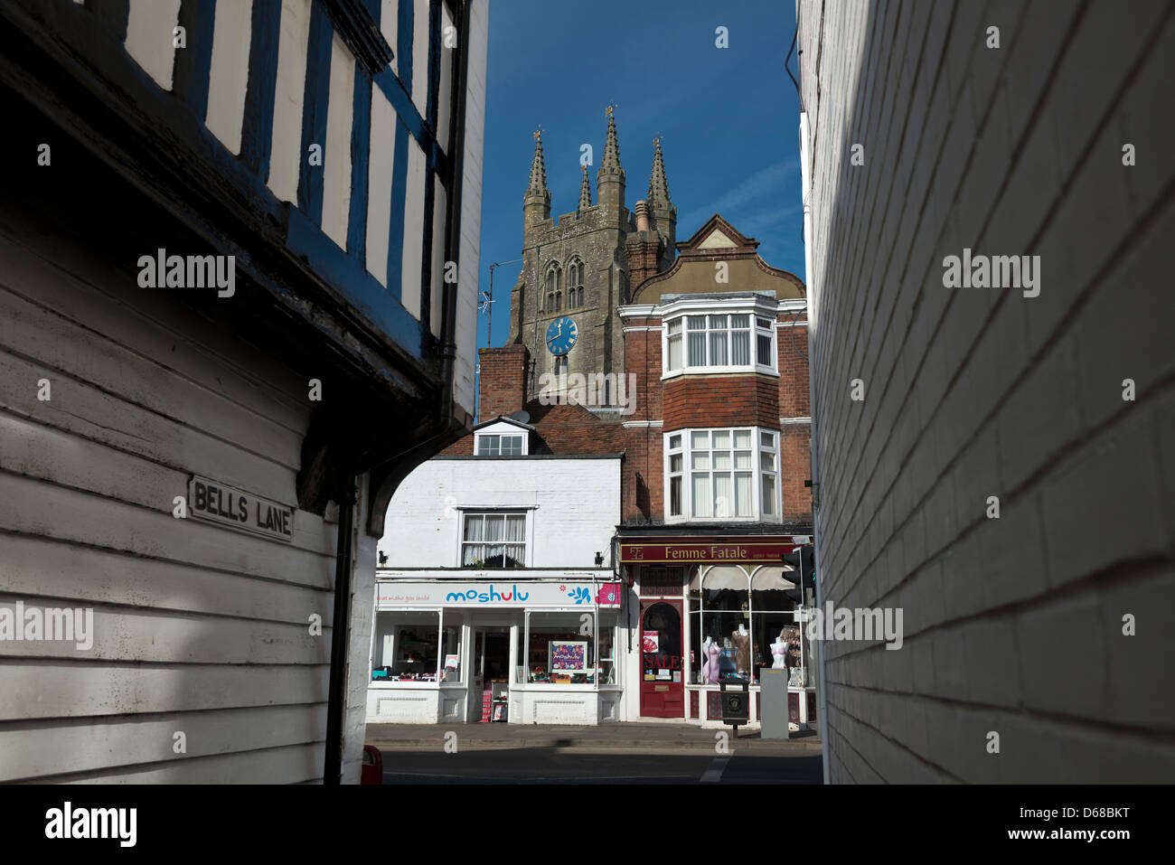 Tenterden High Street, Kent, England Stock Photo - Alamy