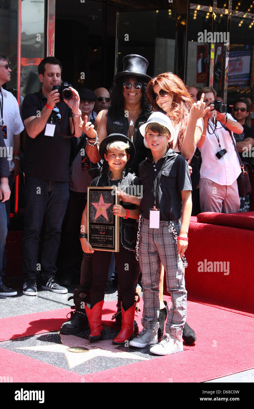 Slash and wife perla hi-res stock photography and images - Alamy