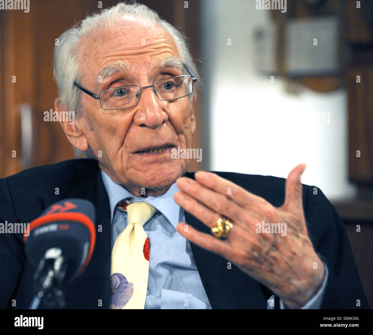 Swiss actor Lukas Ammann gives an interview in Baden-Baden, Germany, 10 ...