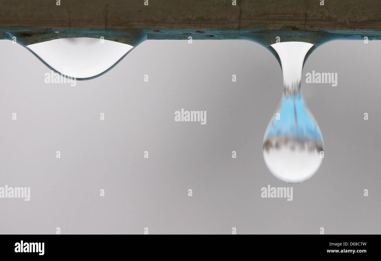FILE - An archive picture dated 07 April 2008 shows drops of water ...