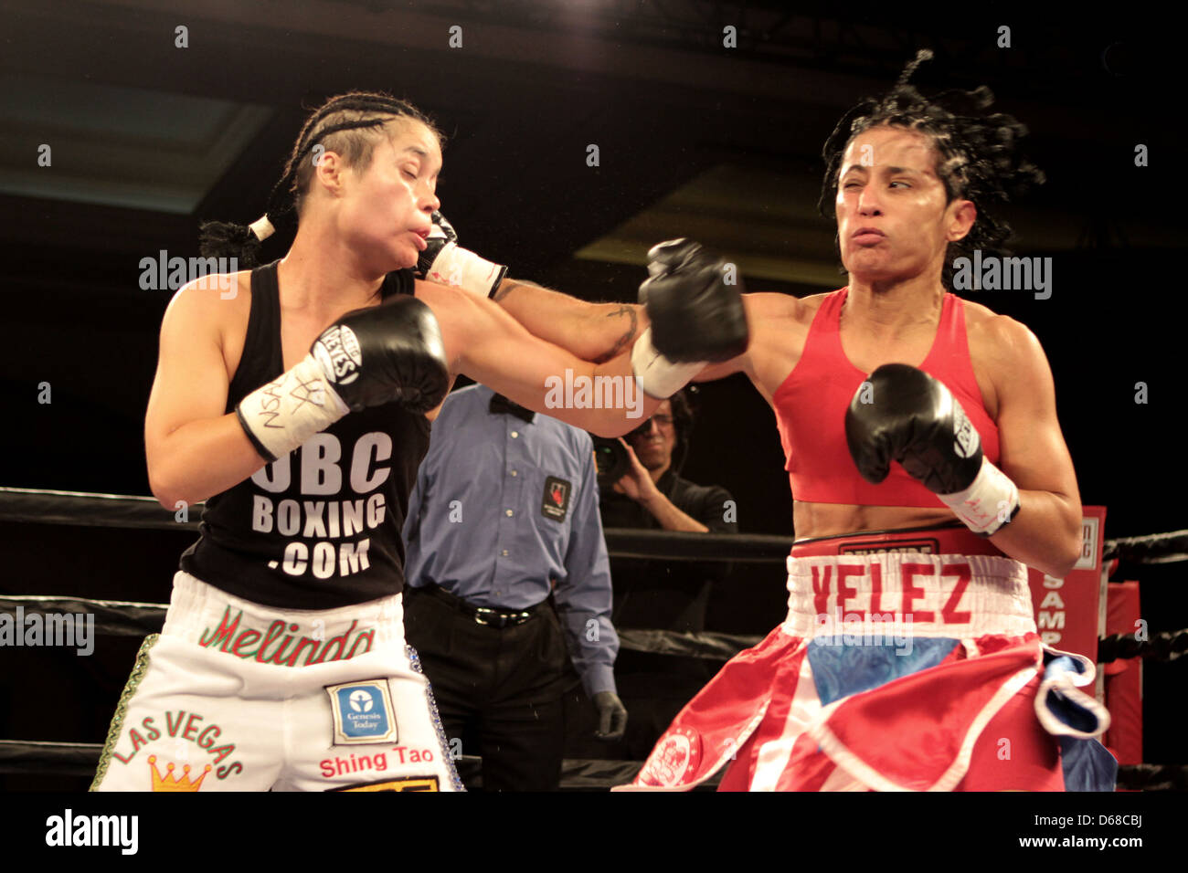 Melinda 'La Maravilla' Cooper vs. Ada 'Ace' Velez. Velez went on to win the IBF Female Super ...