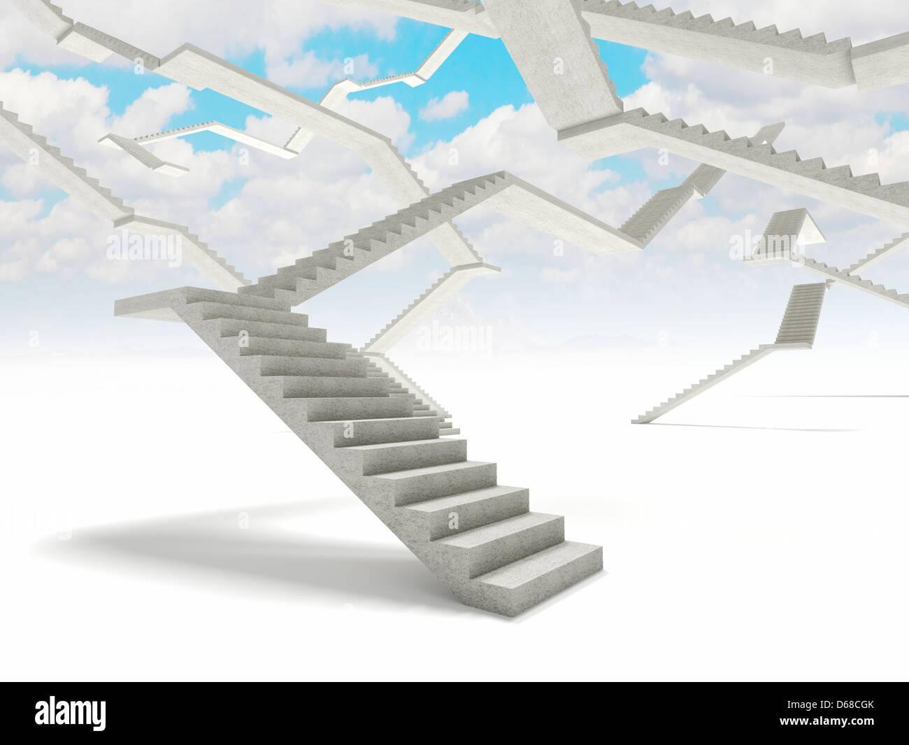 3d image of abstract stairs background Stock Photo - Alamy