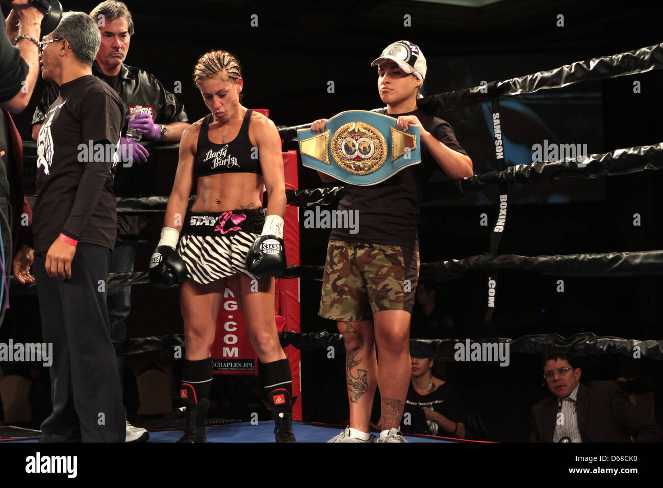 Stacey Stay-Lo Reile, who lost her match Women's Championship fights ...