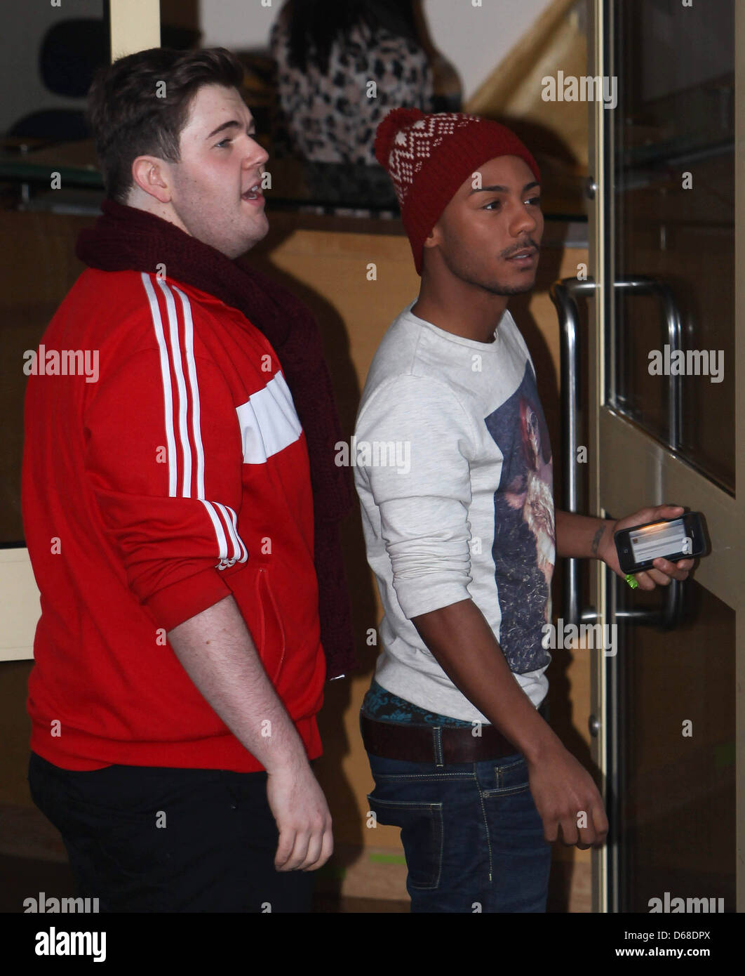 Craig Colton Marcus Collins 'The X Factor' finalists arrive at the ...