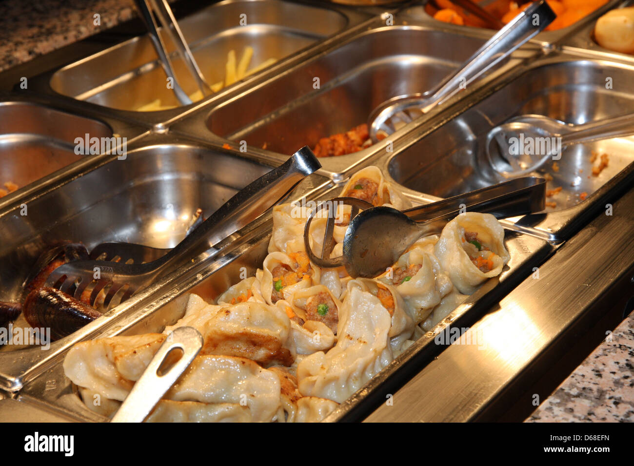Self serve service buffet table bar hi-res stock photography and images ...