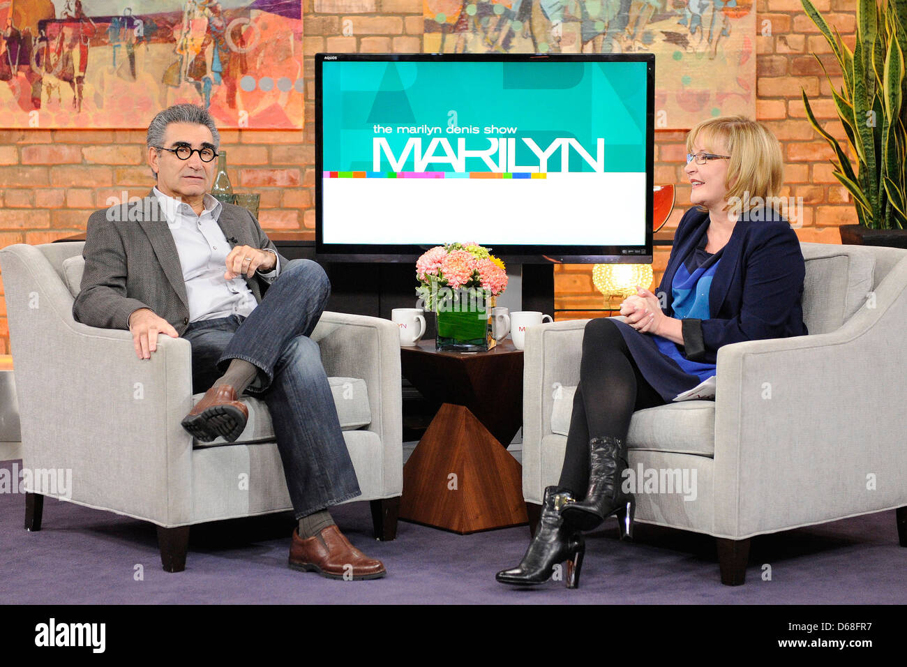 Eugene Levy appears on CTV's The Marilyn Denis Show Toronto, Canada ...