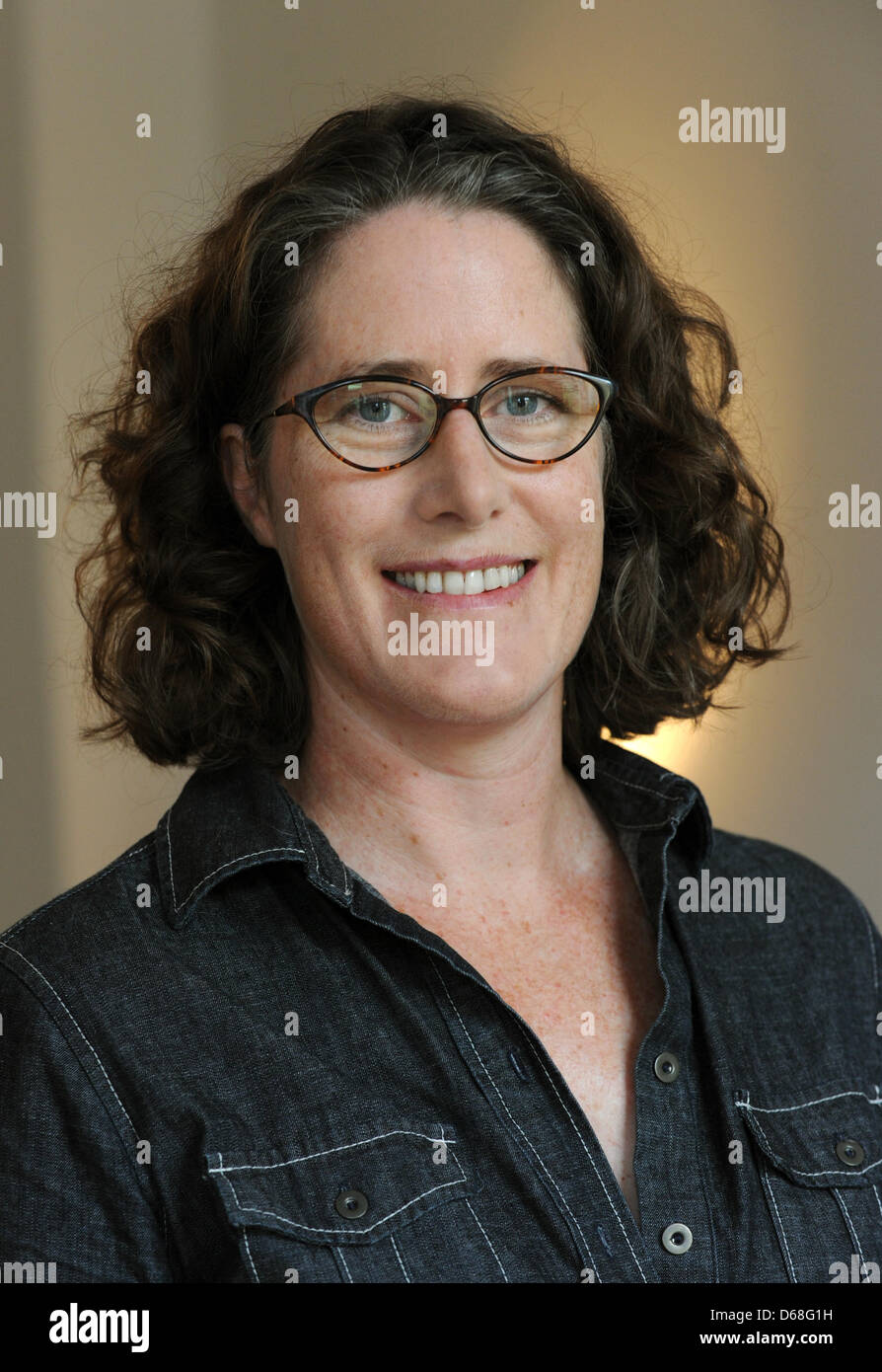 New Zealand poet Kate Camp poses for pictures in Berlin, Germany, 12 ...