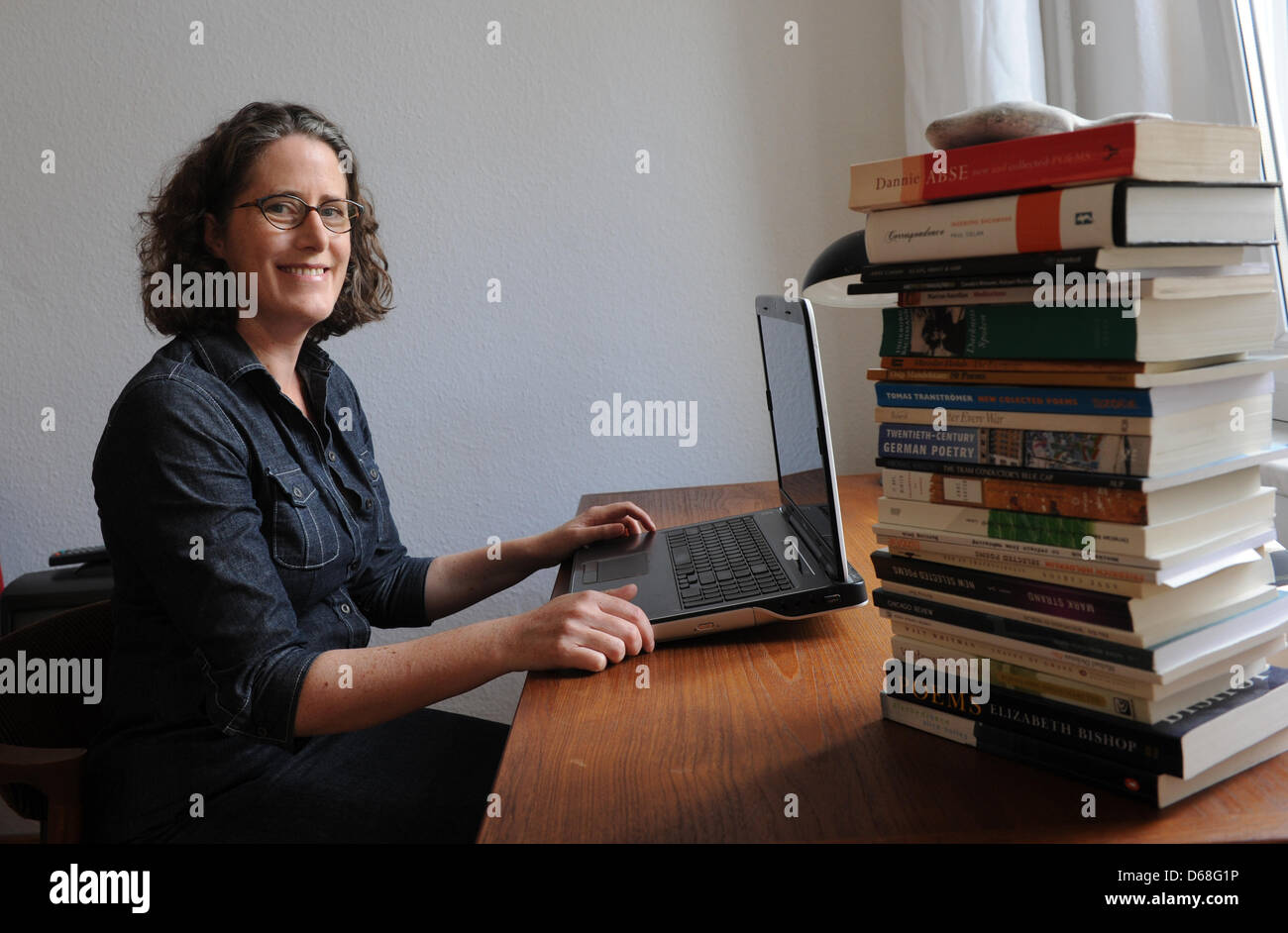 New Zealand poet Kate Camp poses for pictures in Berlin, Germany, 12 ...