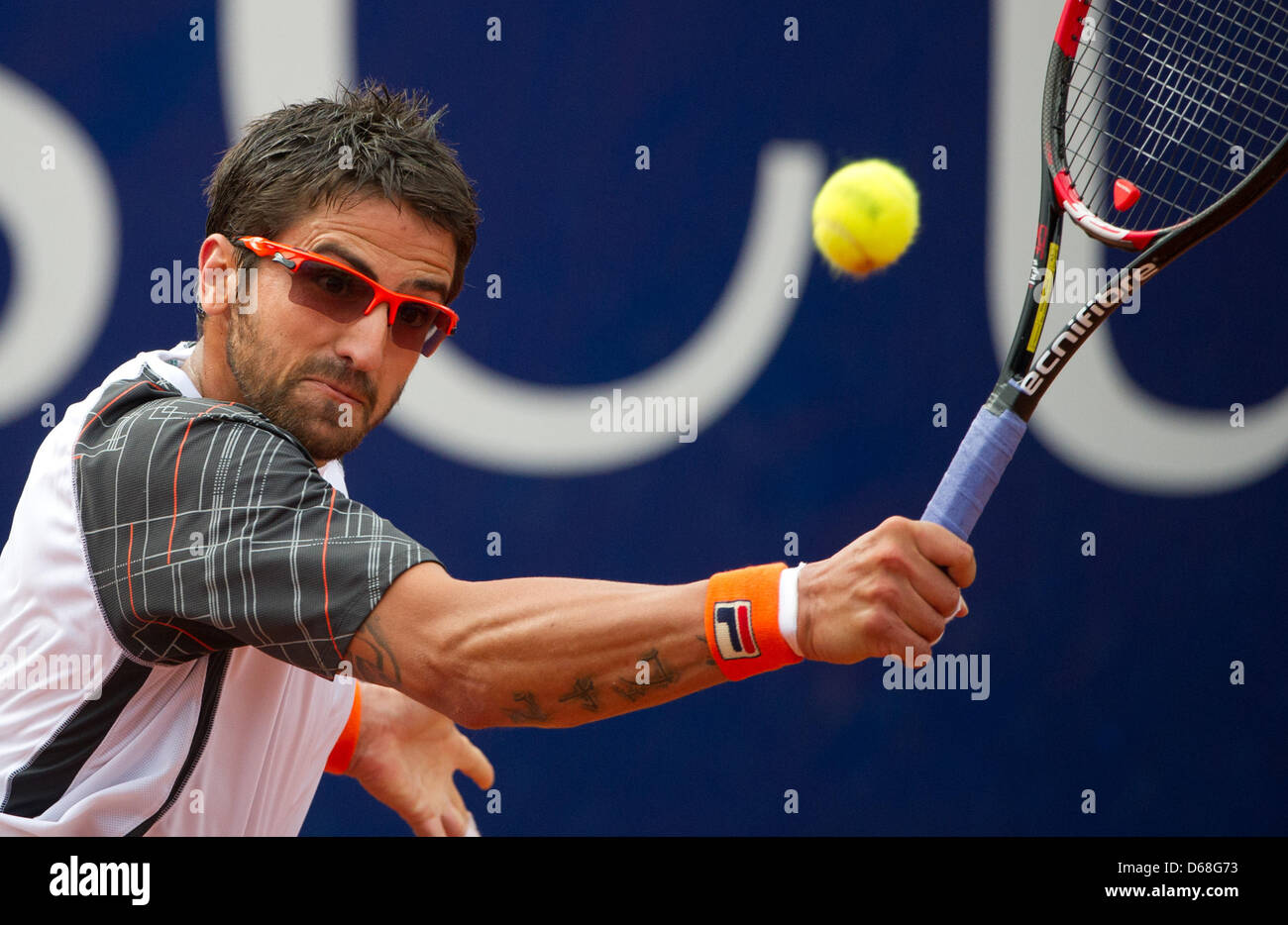 Serbia's Janko Tipsarevic plays against Germany's Phau in the quarter ...