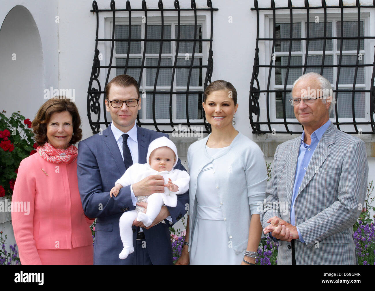 Swedish Crown Princess Victoria with her daughter Princess Estelle ...