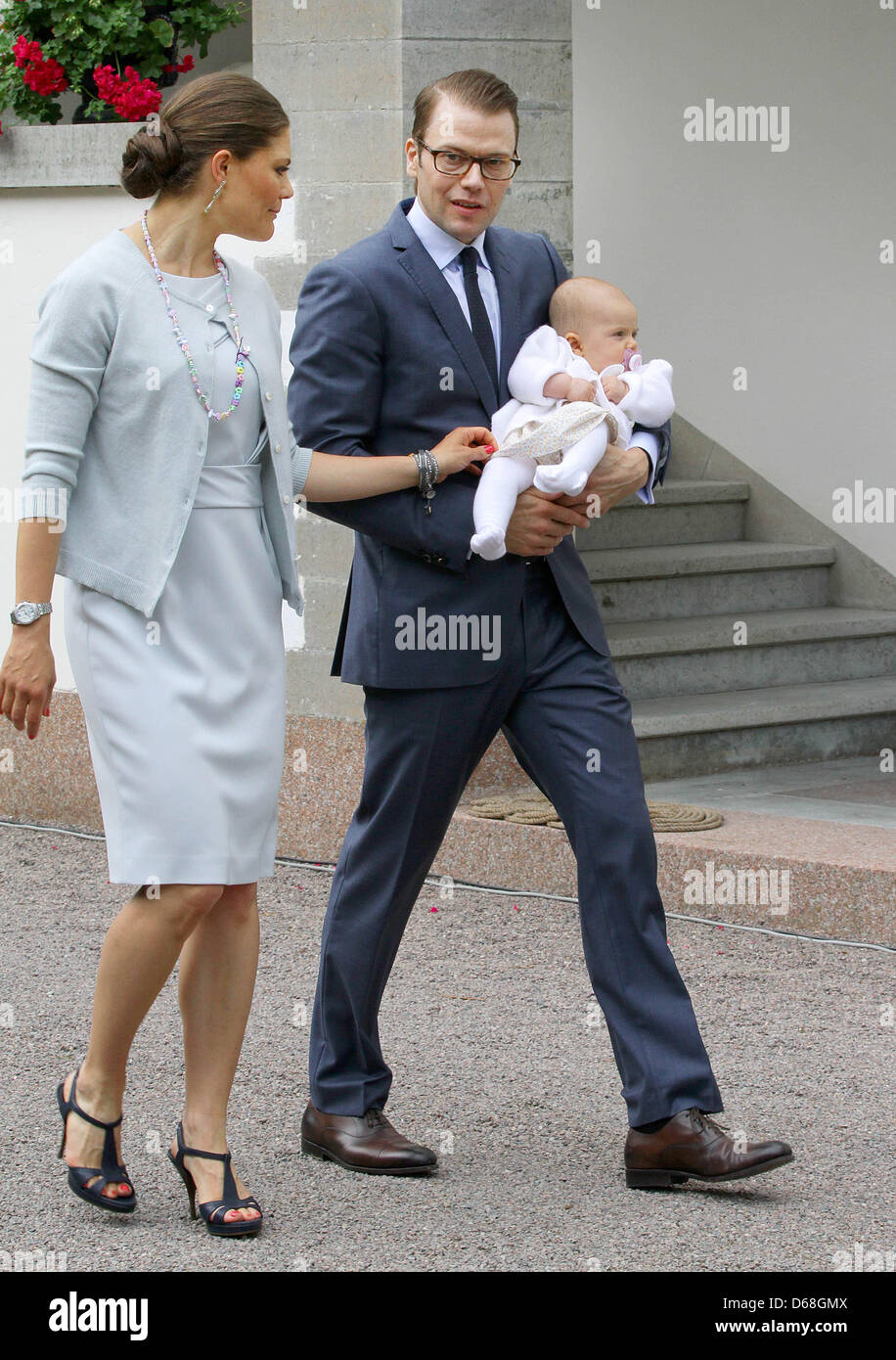 Swedish Crown Princess Victoria with her daughter Princess Estelle and ...