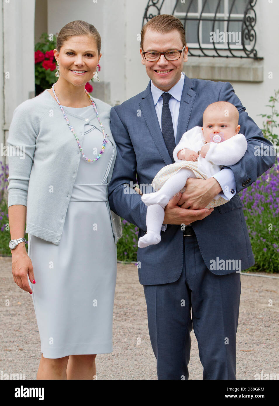 Swedish Crown Princess Victoria with baby daughter Princess Estelle and ...