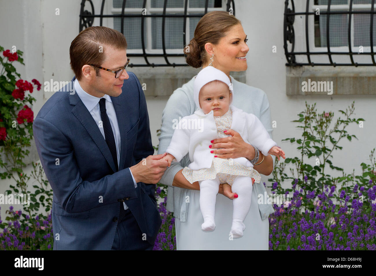 Swedish Crown Princess Victoria with baby daughter Princess Estelle and ...
