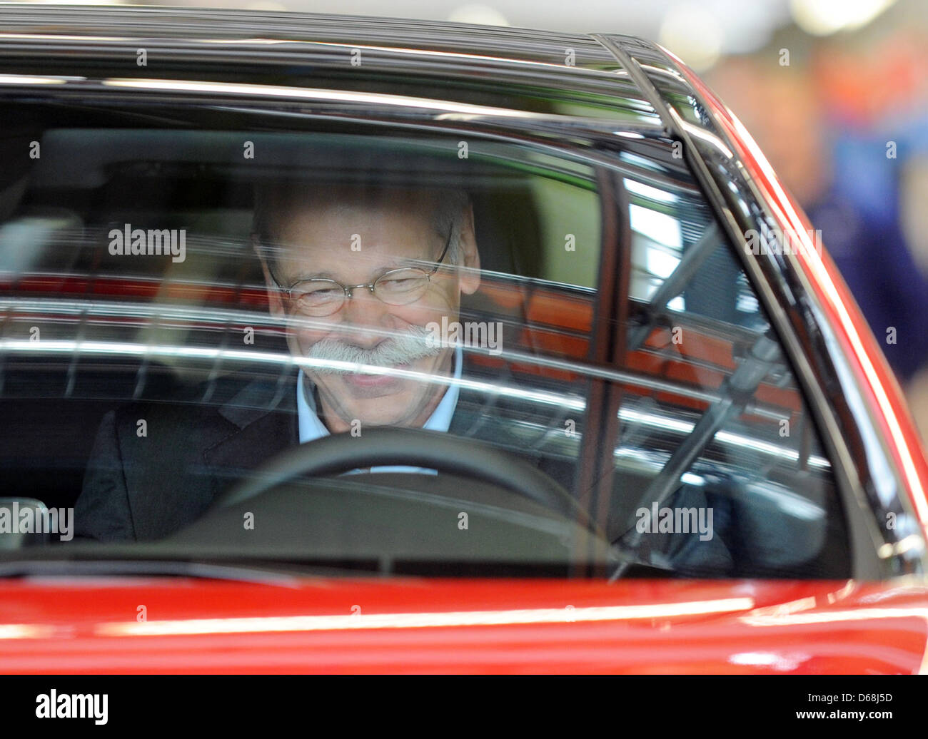 Daimler chairman Dieter Zetsche presents the new Mercedes-Benz A Class ...