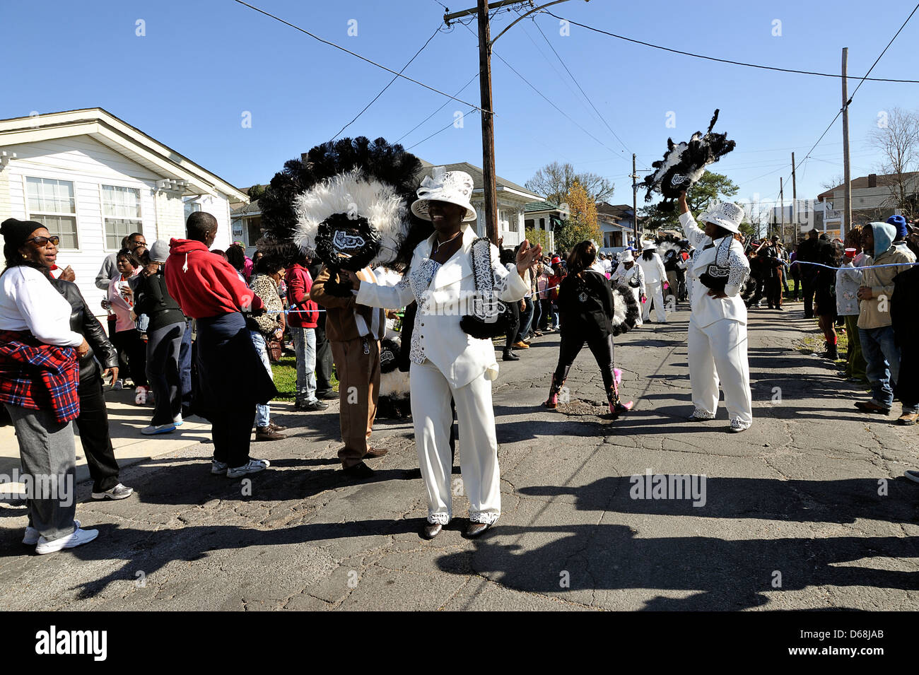 Second line parade hi-res stock photography and images - Alamy