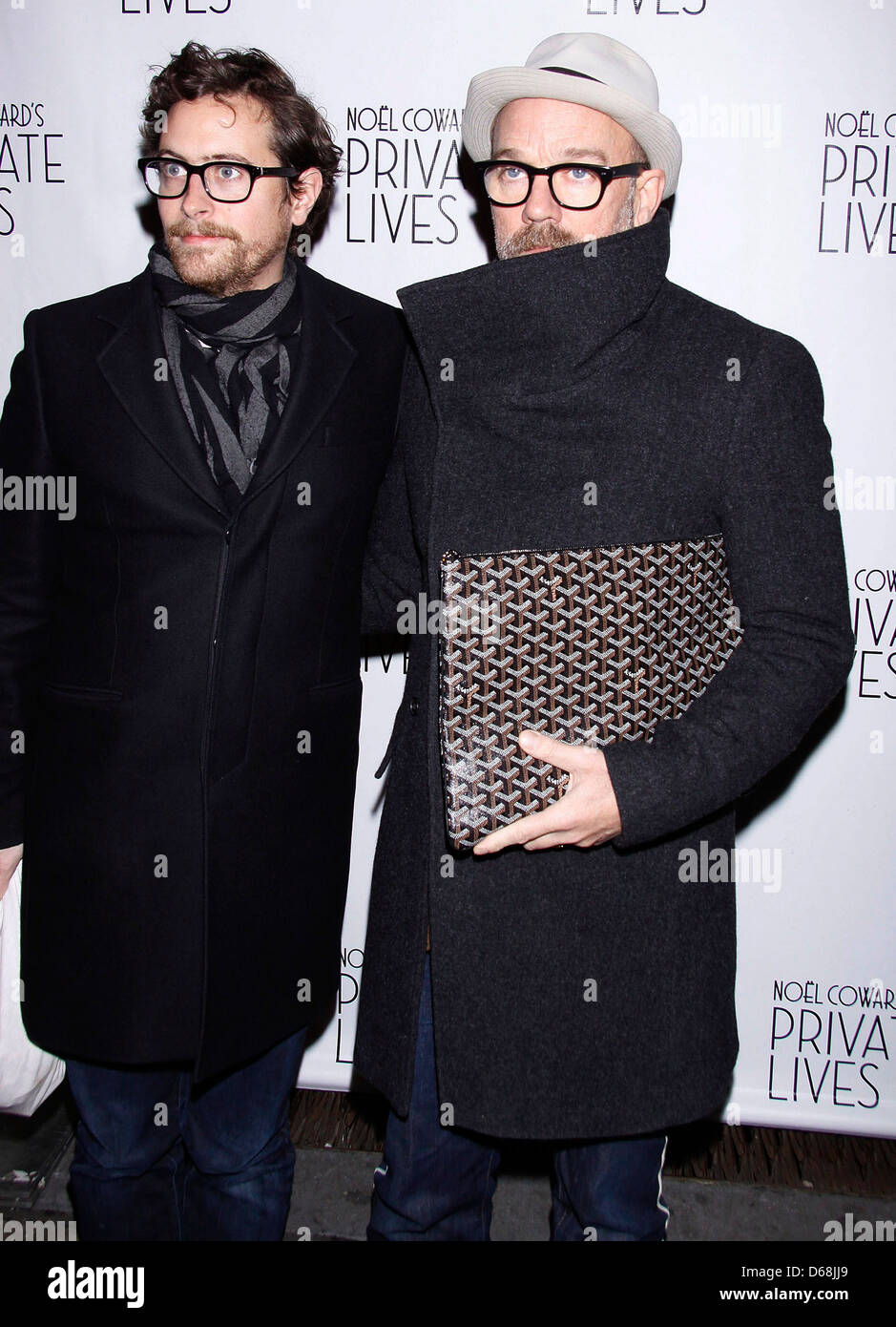 Thomas Dozol and Michael Stipe Broadway Opening night of 'Private Lives ...