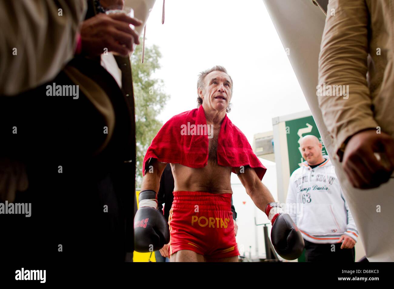 Former European lightweight boxing champion Rene Weller stands in the ...