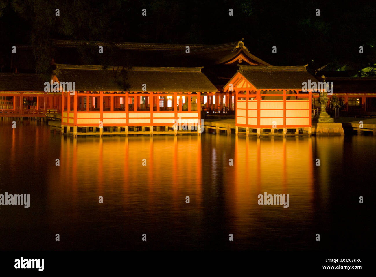 Itsukushima Shrine, Miyajima, Hatsukaichi, Hiroshima, Japan Stock Photo ...