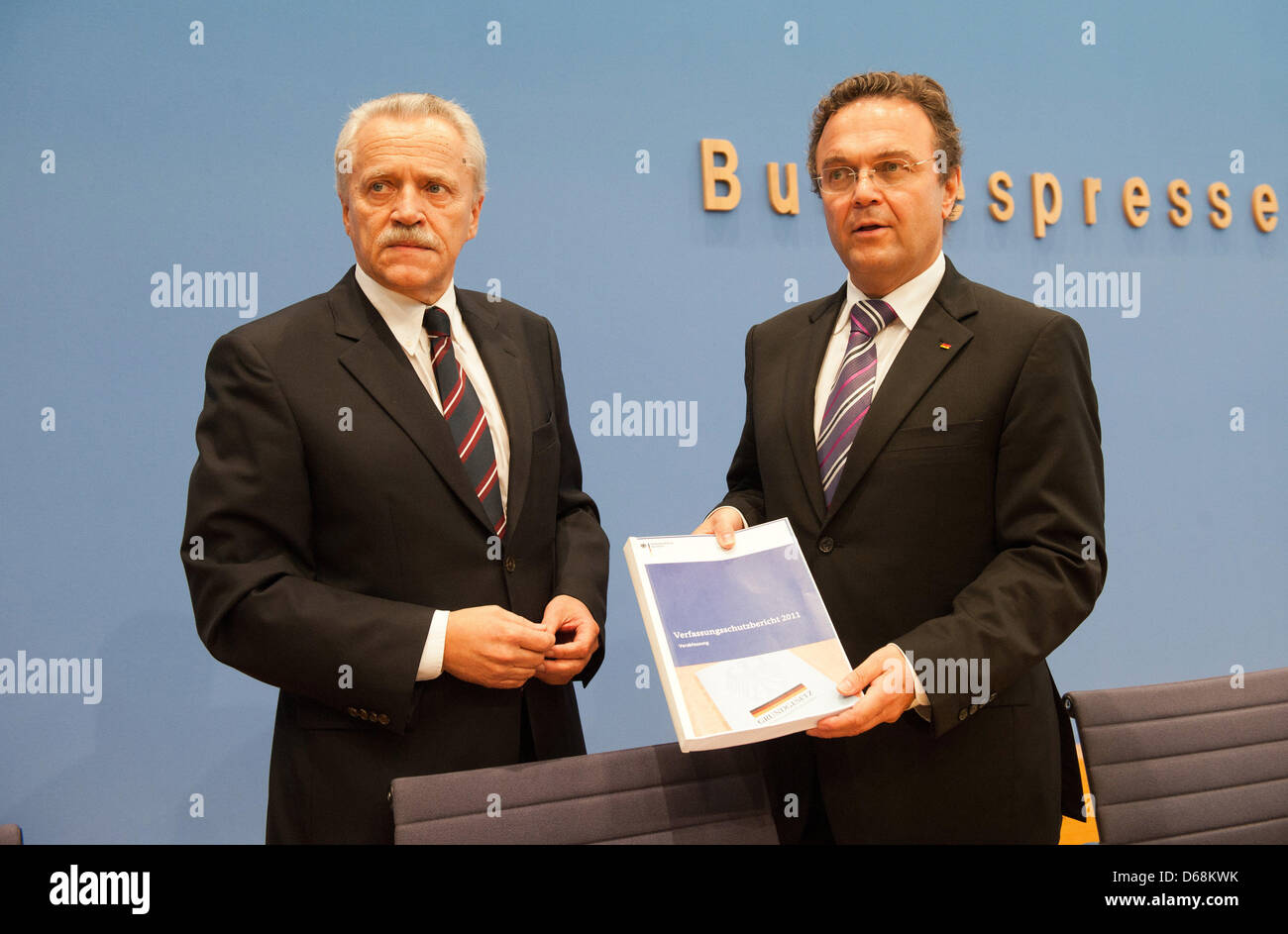 German Minister of the Interior Hans-Peter Friedrich (CSU) and ...