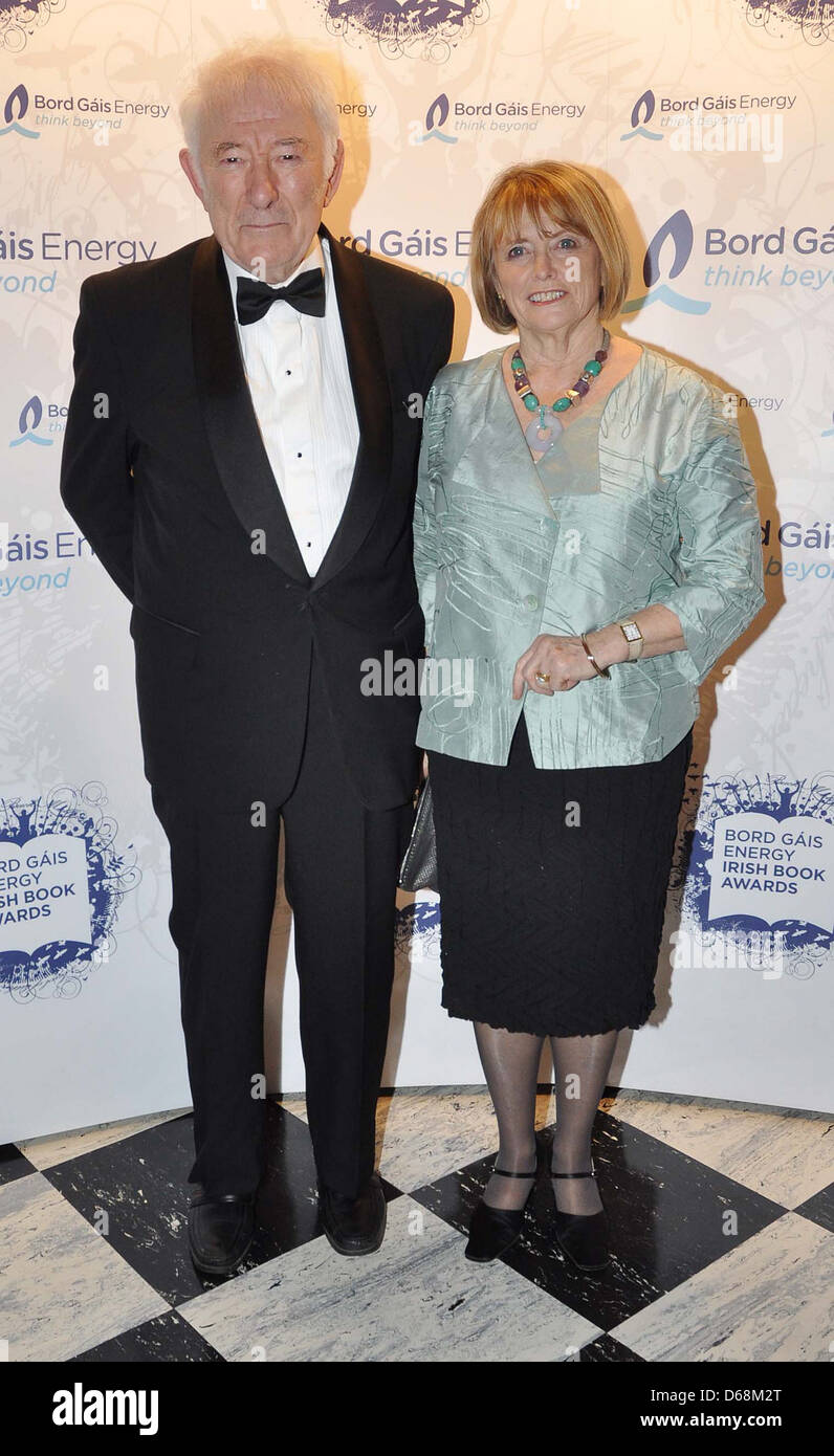 Seamus Heaney, a bel Prize Laureate in Literature and Marie Heaney 2011 ...