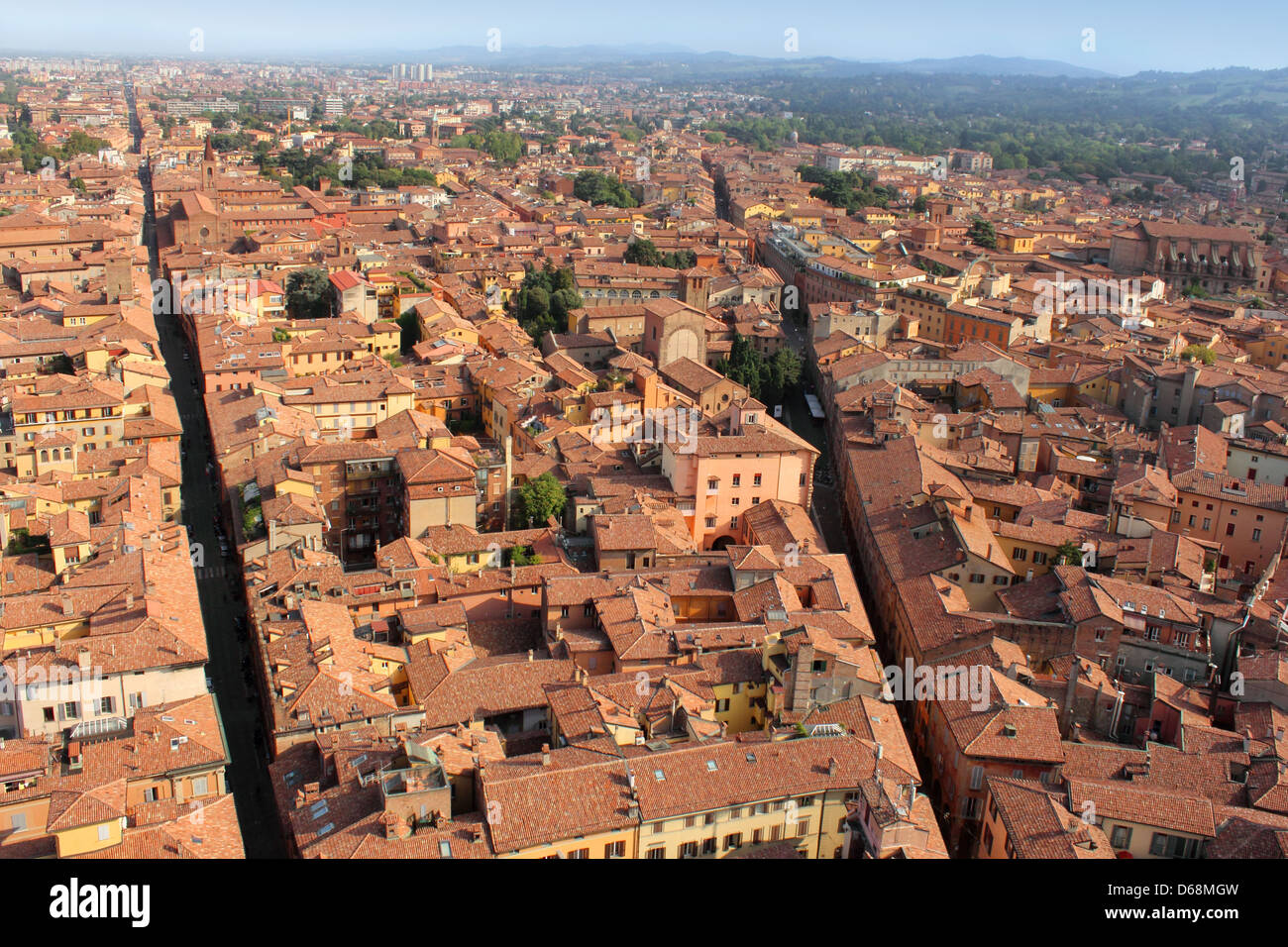 panoramic view of Bologna, Italy Stock Photo - Alamy