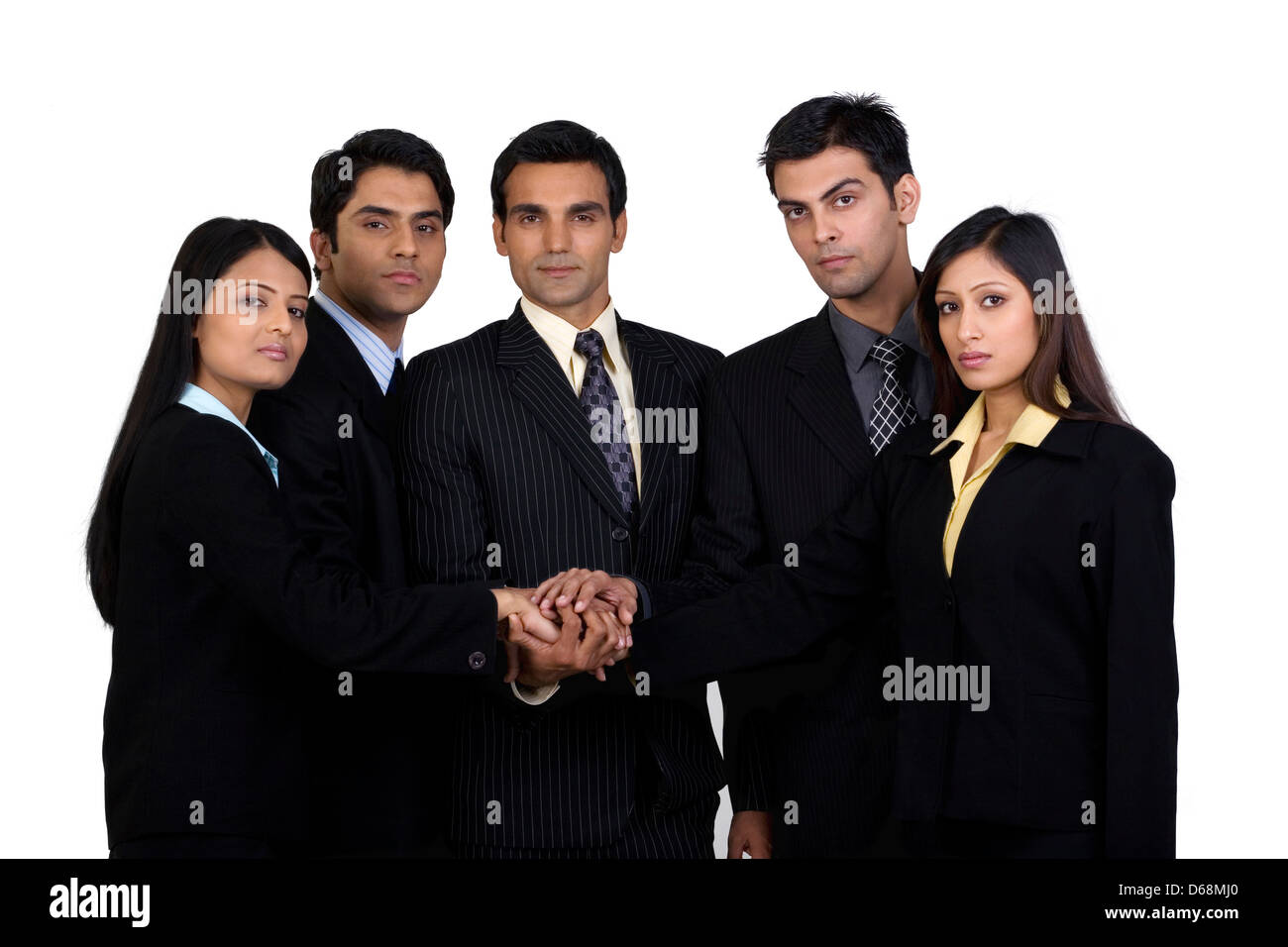 Portrait of business executives united Stock Photo - Alamy