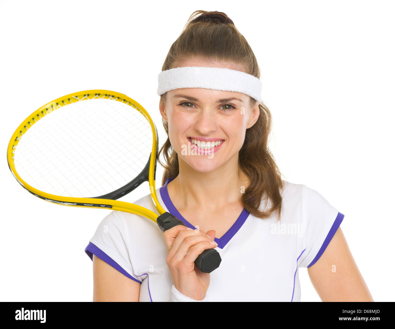 Tenis woman smile hi-res stock photography and images - Alamy
