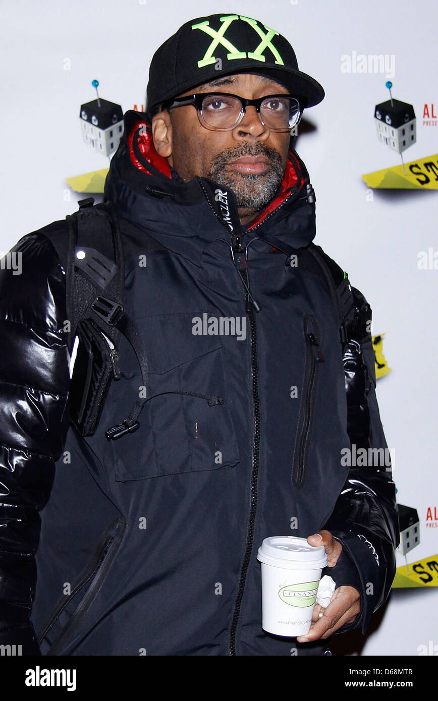 Spike Lee Opening night of the Broadway play 'Stick Fly' at the Cort ...