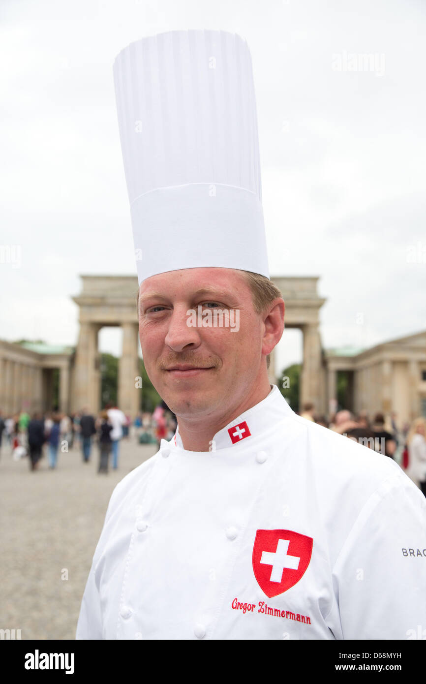 Swiss chef, Gregor Zimmermann, poses for the camera during the annual ...