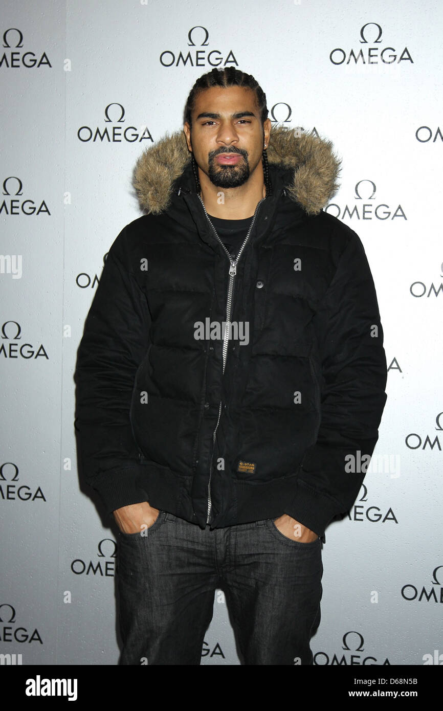 David Haye Omega store launch party at Westfield London, England - 08. ...