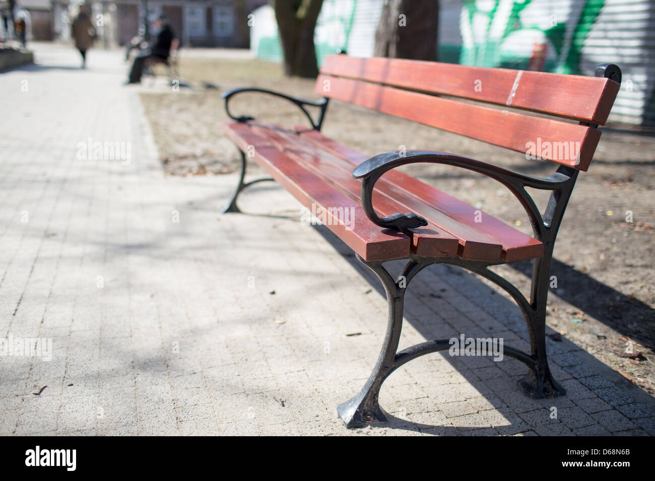 Steel bench seating hi-res stock photography and images - Alamy