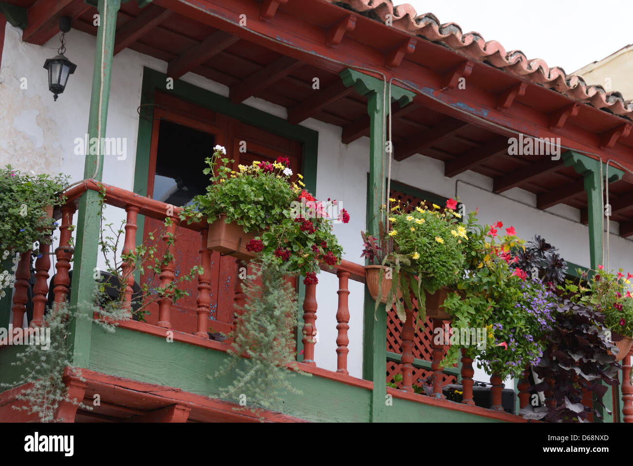 La Palma, Canary Islands - Santa Cruz Traditional wooden balcony ...