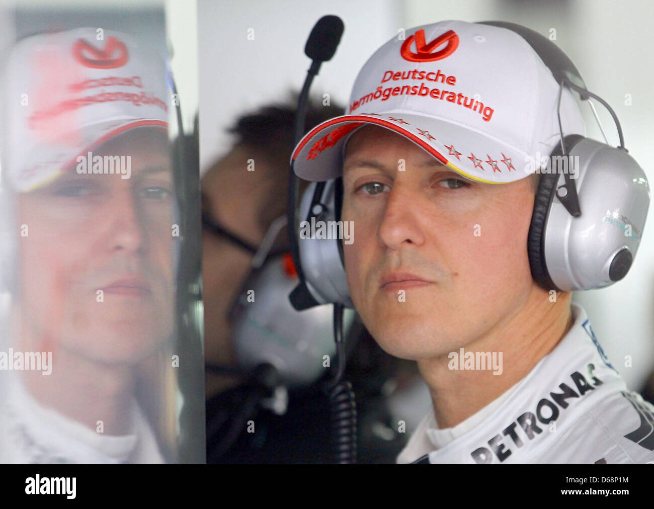 German Formula One driver Michael Schumacher of Mercedes AMG pictured ...