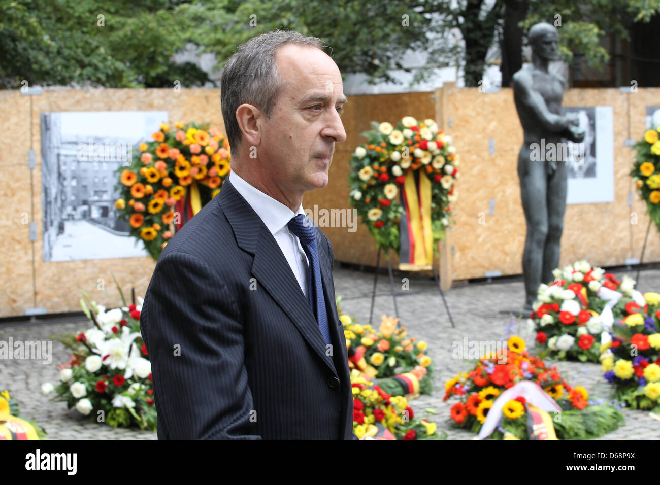 Former Polish Ambassador to Germany Janusz Reiter gives a speech during ...