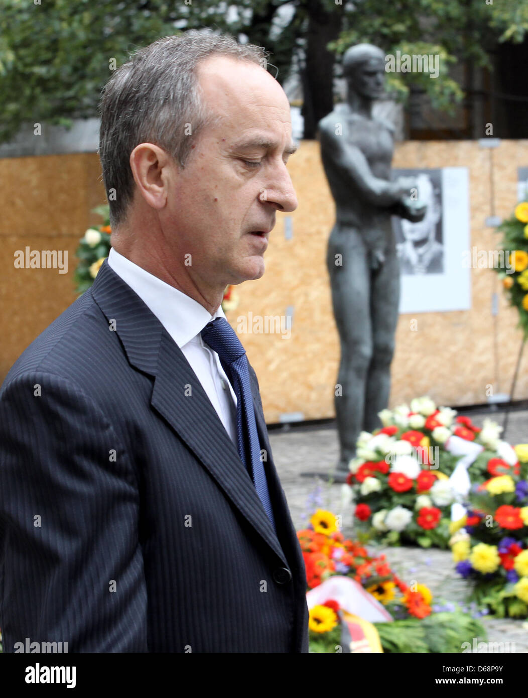 Former Polish Ambassador to Germany Janusz Reiter gives a speech during ...
